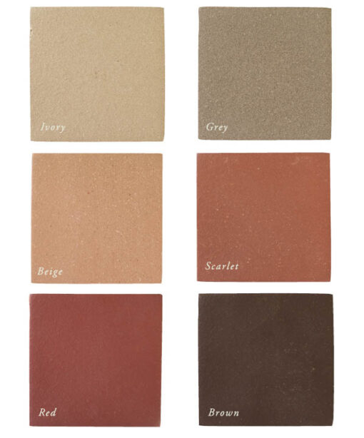 Quarry Paver Unglazed Unflashed Color Palette | Seneca Tiles